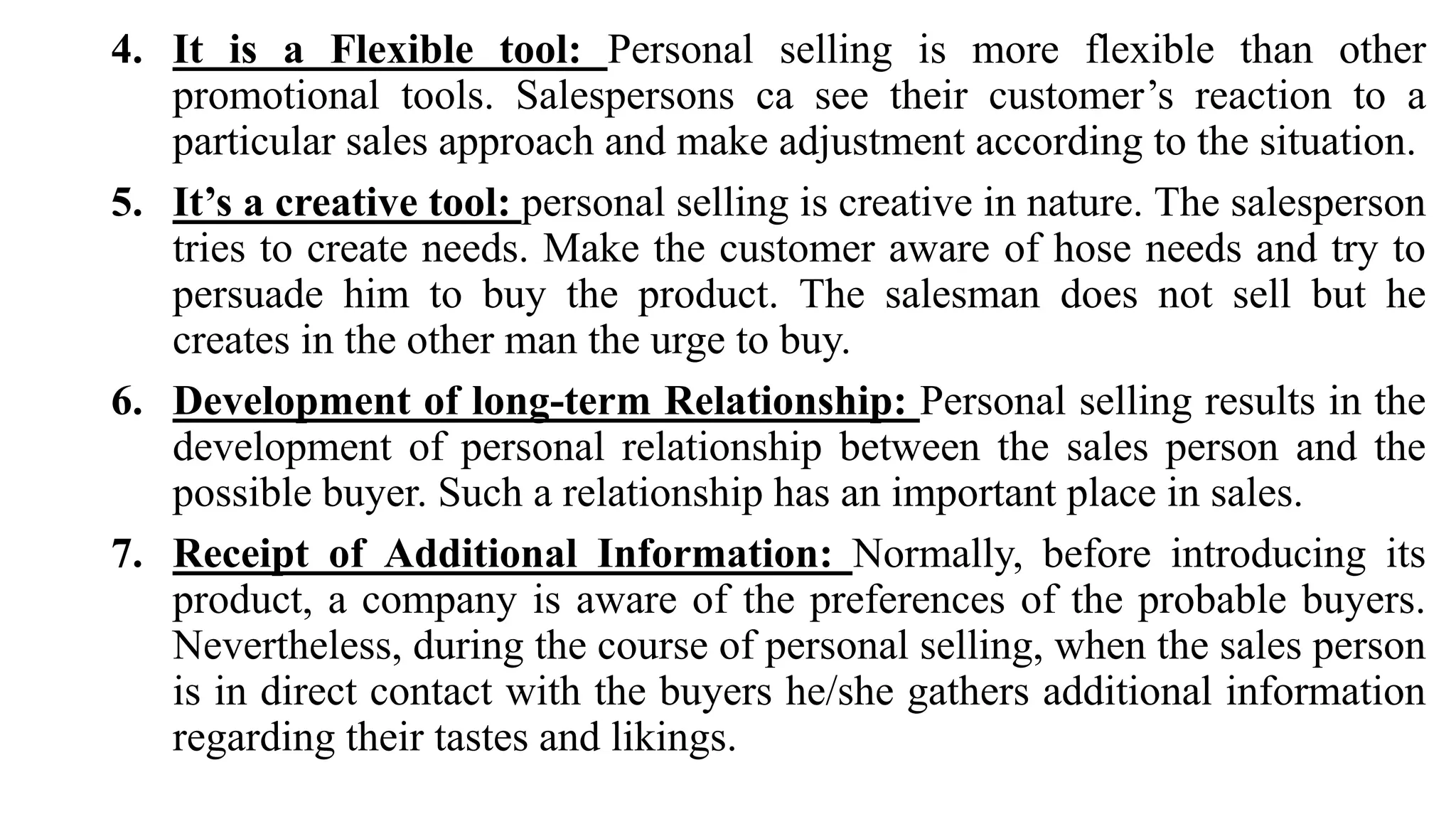 Nature, objectives and functions of Personal selling | PPTX
