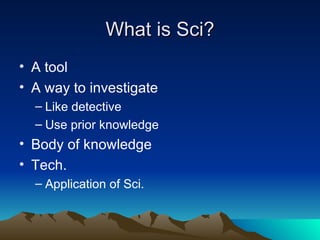 Natureof Sci | PPT | Physics | Science