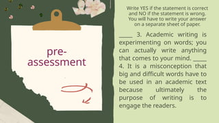 Nature of Academic Text................. | PPTX