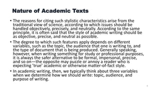 Nature of academic texts | PPTX