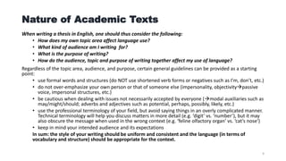 Nature of academic texts | PPTX