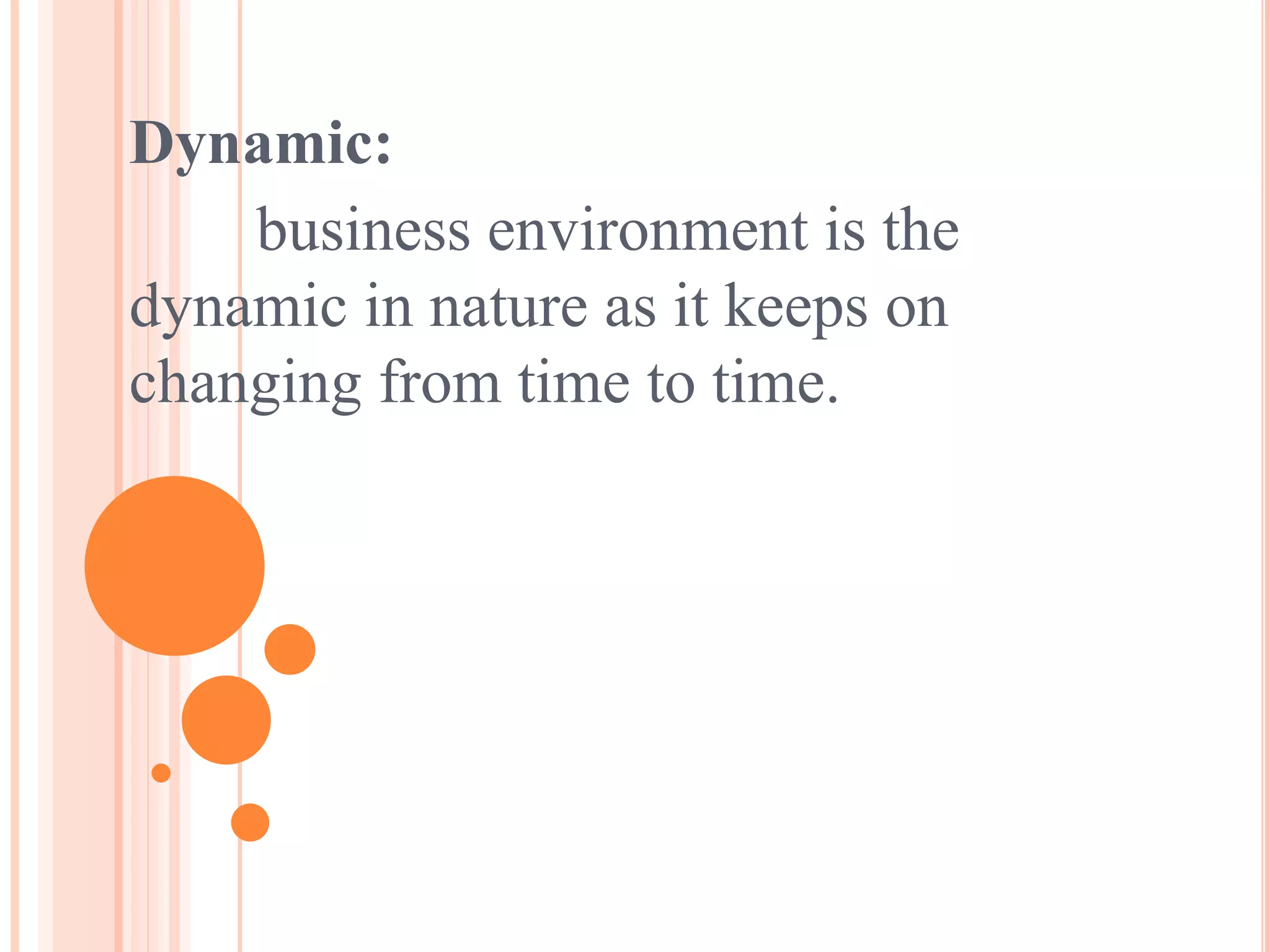 NATURE OF BUSINESS ENVIRONMENT | PPTX