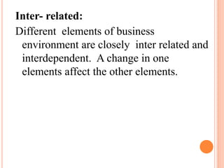 NATURE OF BUSINESS ENVIRONMENT | PPTX