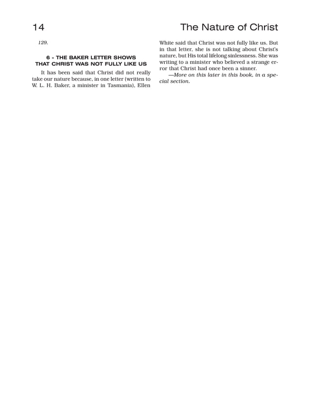 Nature of Christ - Vance Farrell | PDF