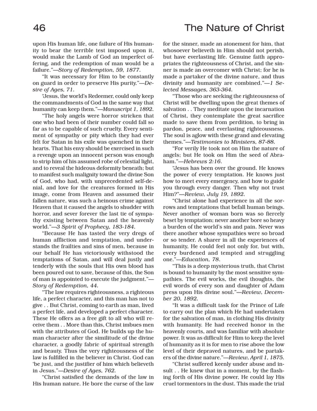 Nature of Christ - Vance Farrell | PDF