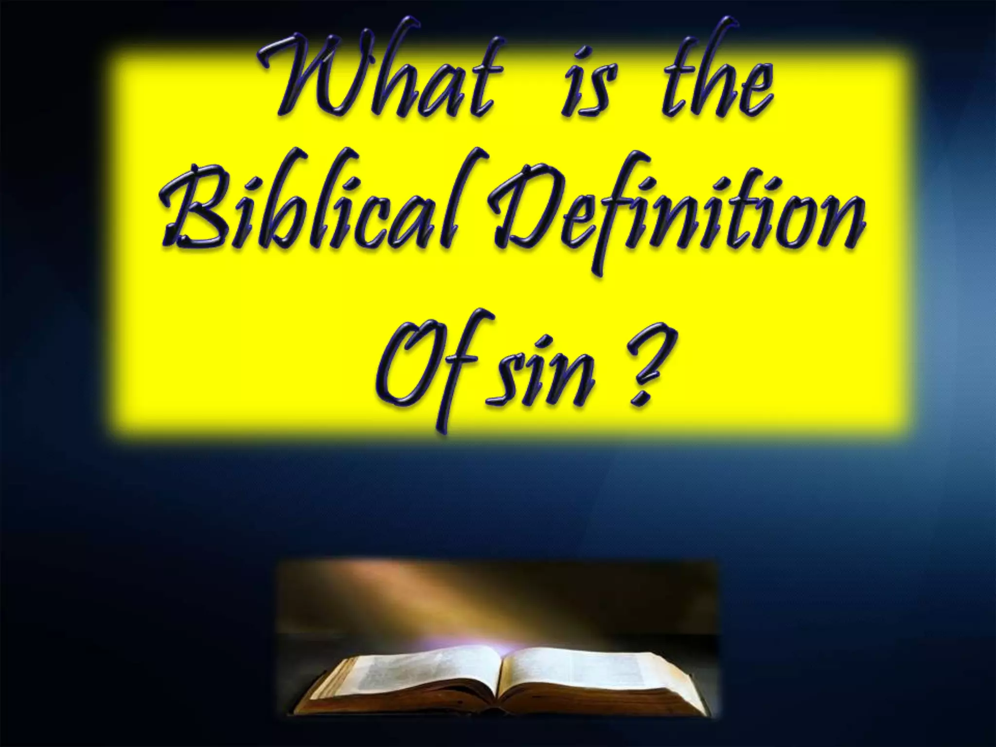 Nature of christ part 1-what is sin part .A | PPTX