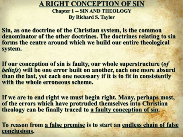 Nature of christ part 1-what is sin part .A | PPT