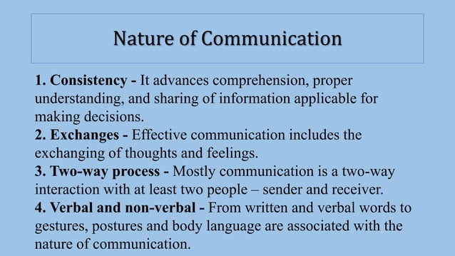Nature of Communication.pptx | Email | Internet
