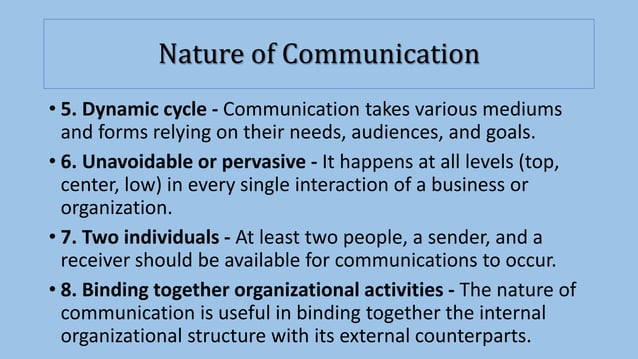 Nature of Communication.pptx | Email | Internet