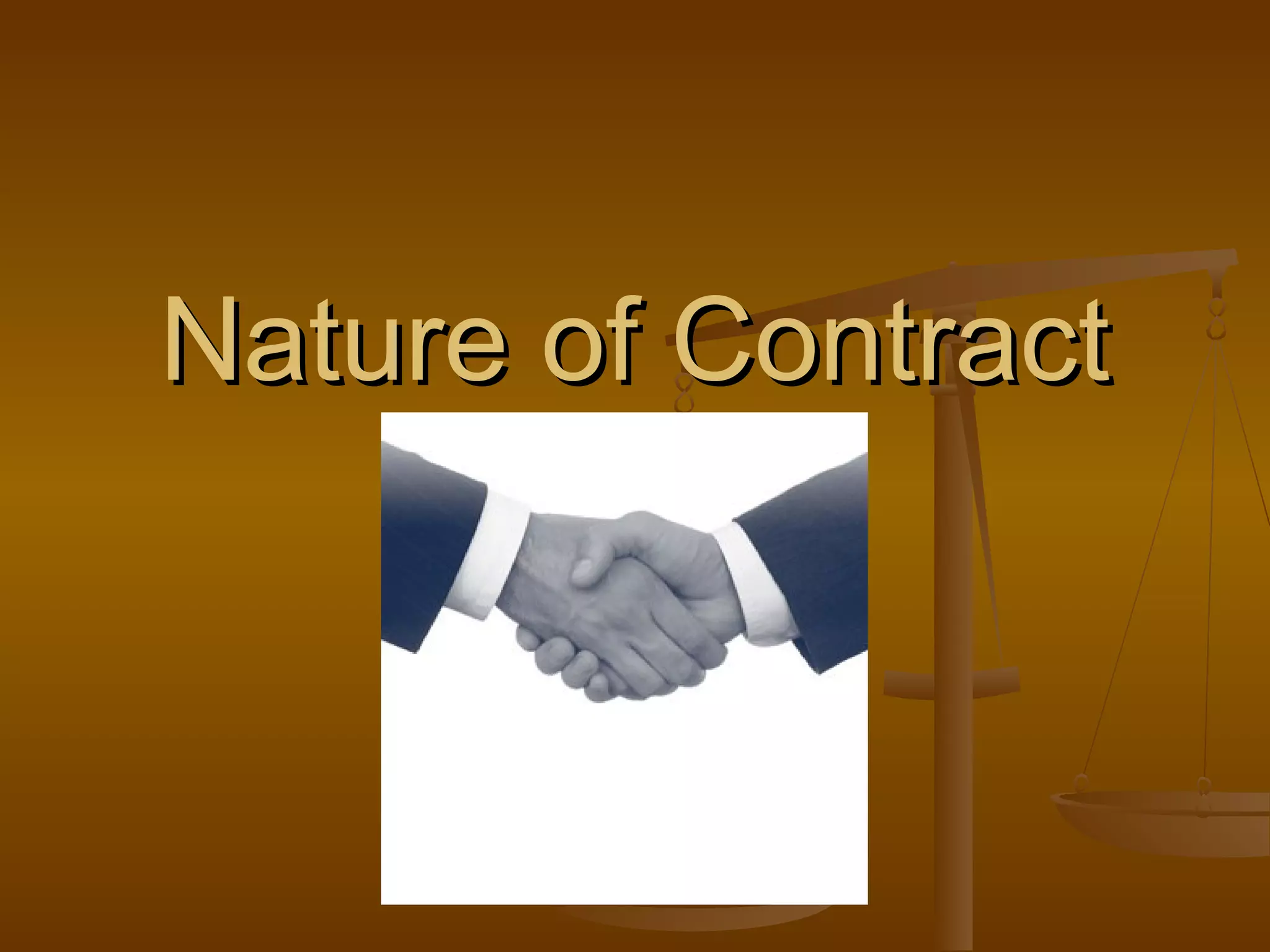 Nature of contract-2 | PPT
