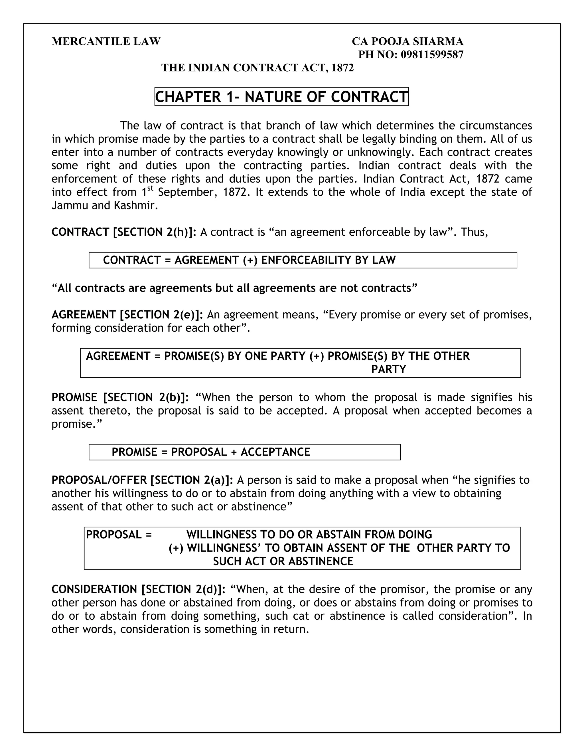 .Nature of contrac_ts | PDF