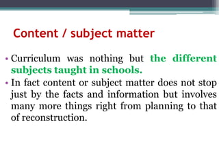 Nature of curriculum need and importance of curriculum development | PPT