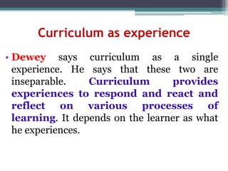 Nature of curriculum need and importance of curriculum development | PPT