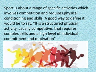 Nature of different sports | PPTX