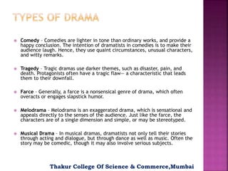 Nature of drama | PPTX