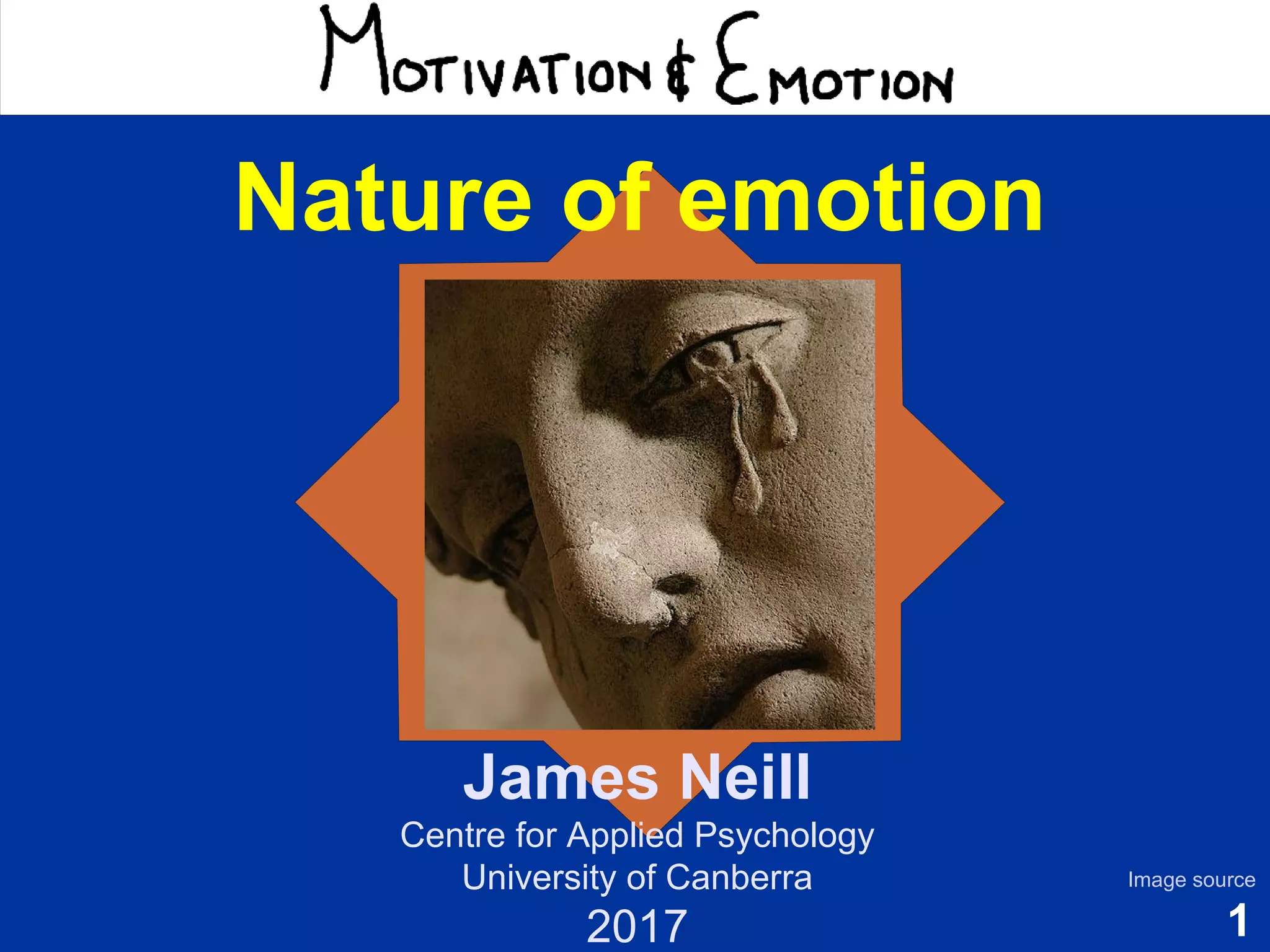 Nature of emotion | ODP