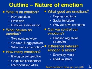 Nature of emotion | ODP