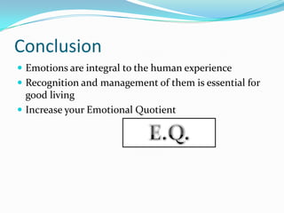 Nature of Emotions | PPTX