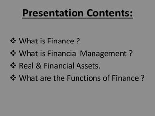 Nature of financial management | PPTX