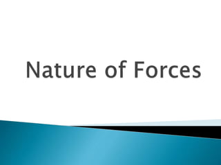 Nature of forces | PPTX