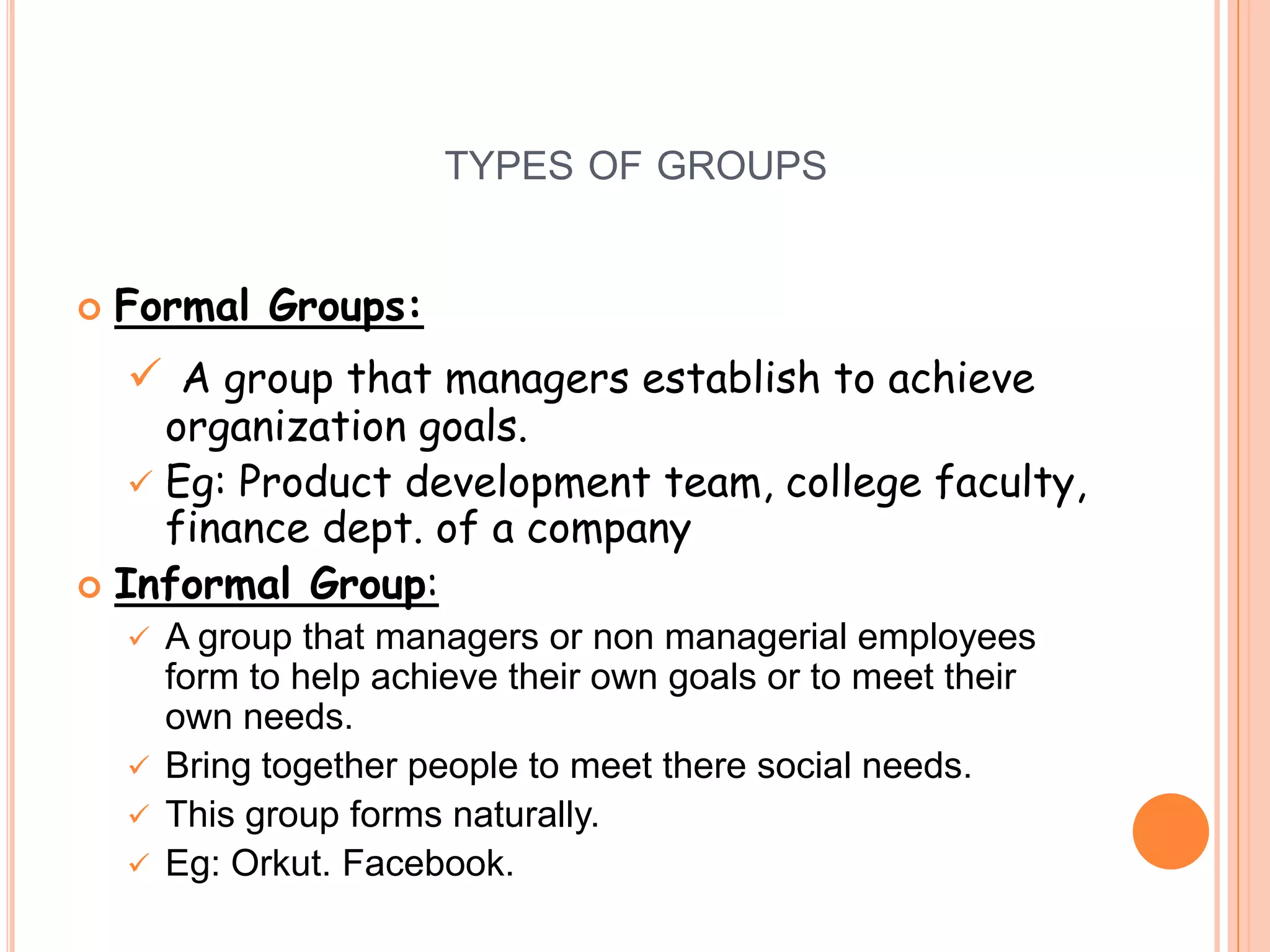 Nature of groups | PPTX
