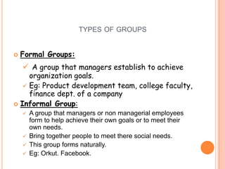 Nature of groups | PPTX