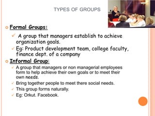 Nature of groups | PPTX