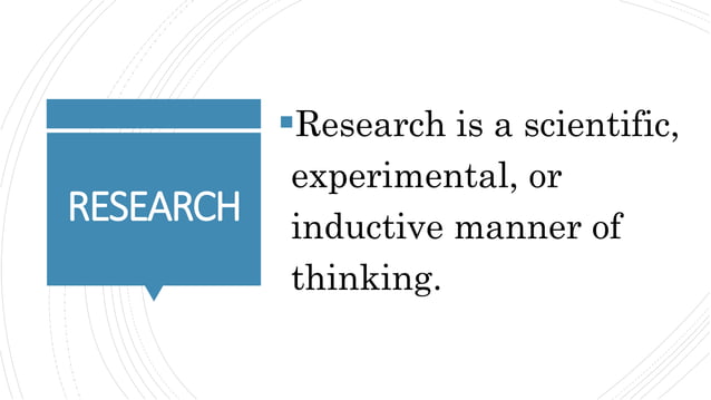 Nature of inquiry and research | PPTX