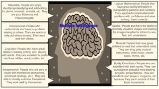 Nature of intelligence | PPTX | Adult Education | Education