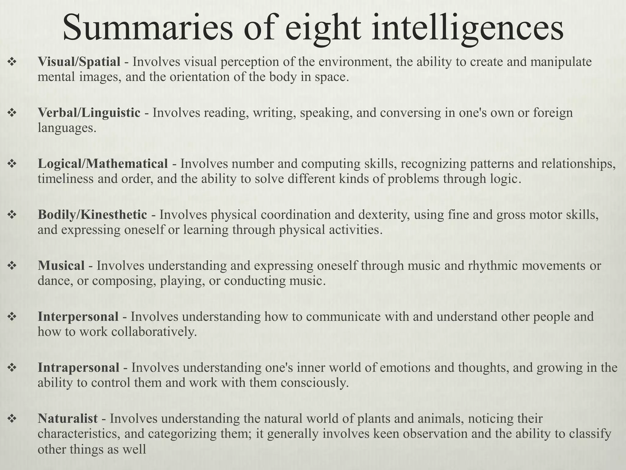 Nature of Intelligence | PPTX