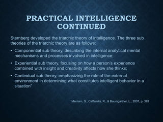 Nature of intelligence Presentation | PPT
