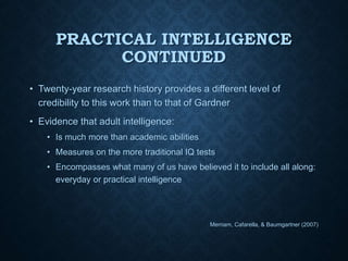 Nature of intelligence Presentation | PPTX