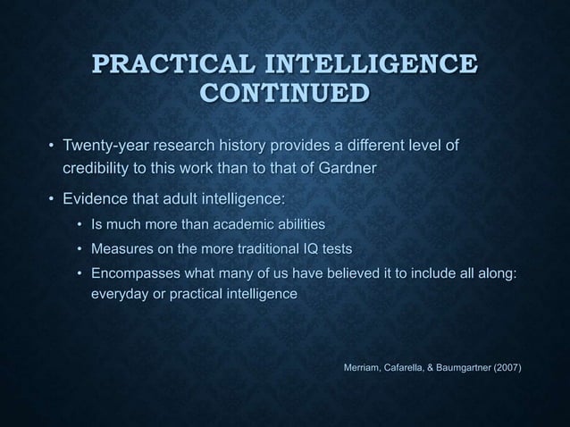 Nature of intelligence Presentation | PPT