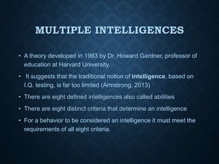 Nature of intelligence Presentation | PPTX