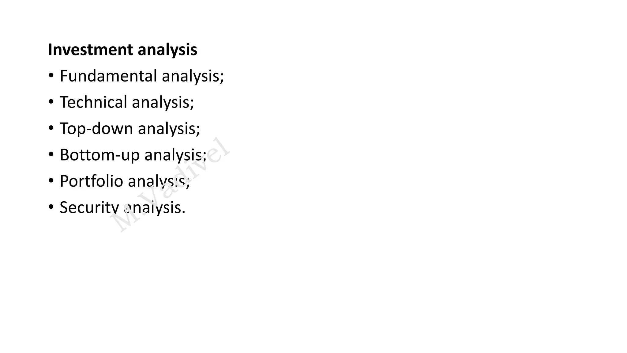 Nature of Investment and Investment Analysis | PPTX
