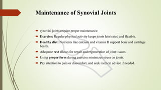 Nature of Joints & Joints Diseases ppt.pptx