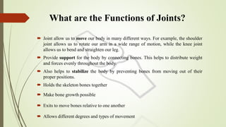 Nature of Joints & Joints Diseases ppt.pptx