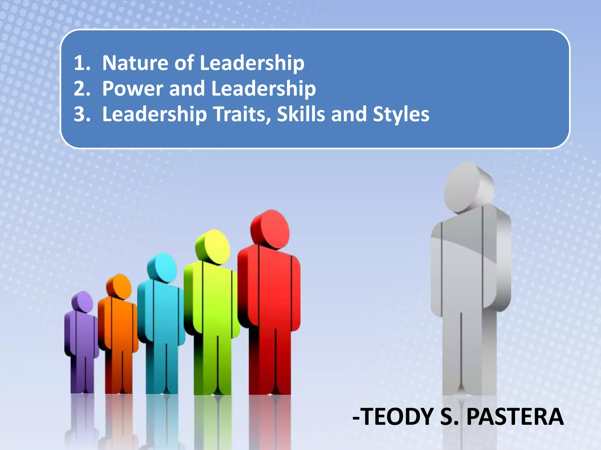 Nature of leadership | PPTX