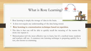 Nature of learning | PPTX