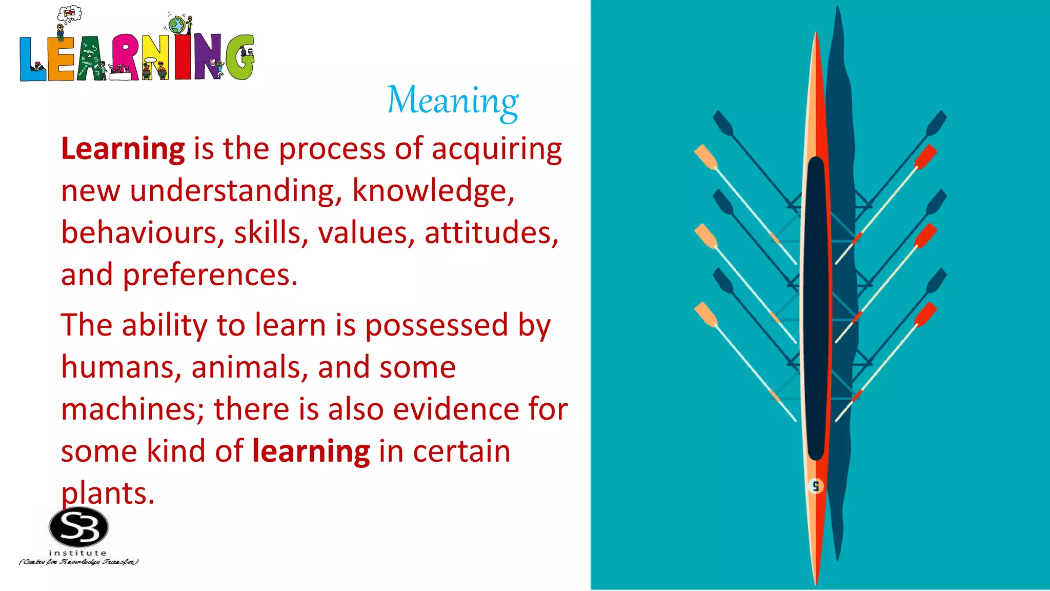 Nature of Learning | PPTX