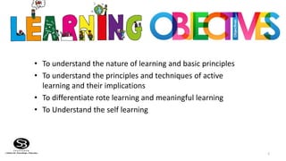 Nature of Learning | PPTX