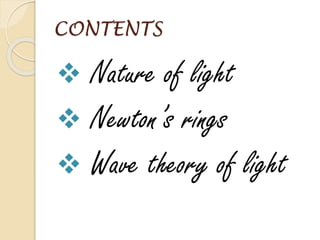 Nature of light | PPTX