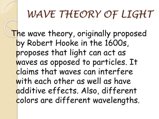 Nature of light | PPTX | Physics | Science