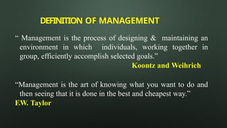 Nature of Management and its Charcteristics.pptx