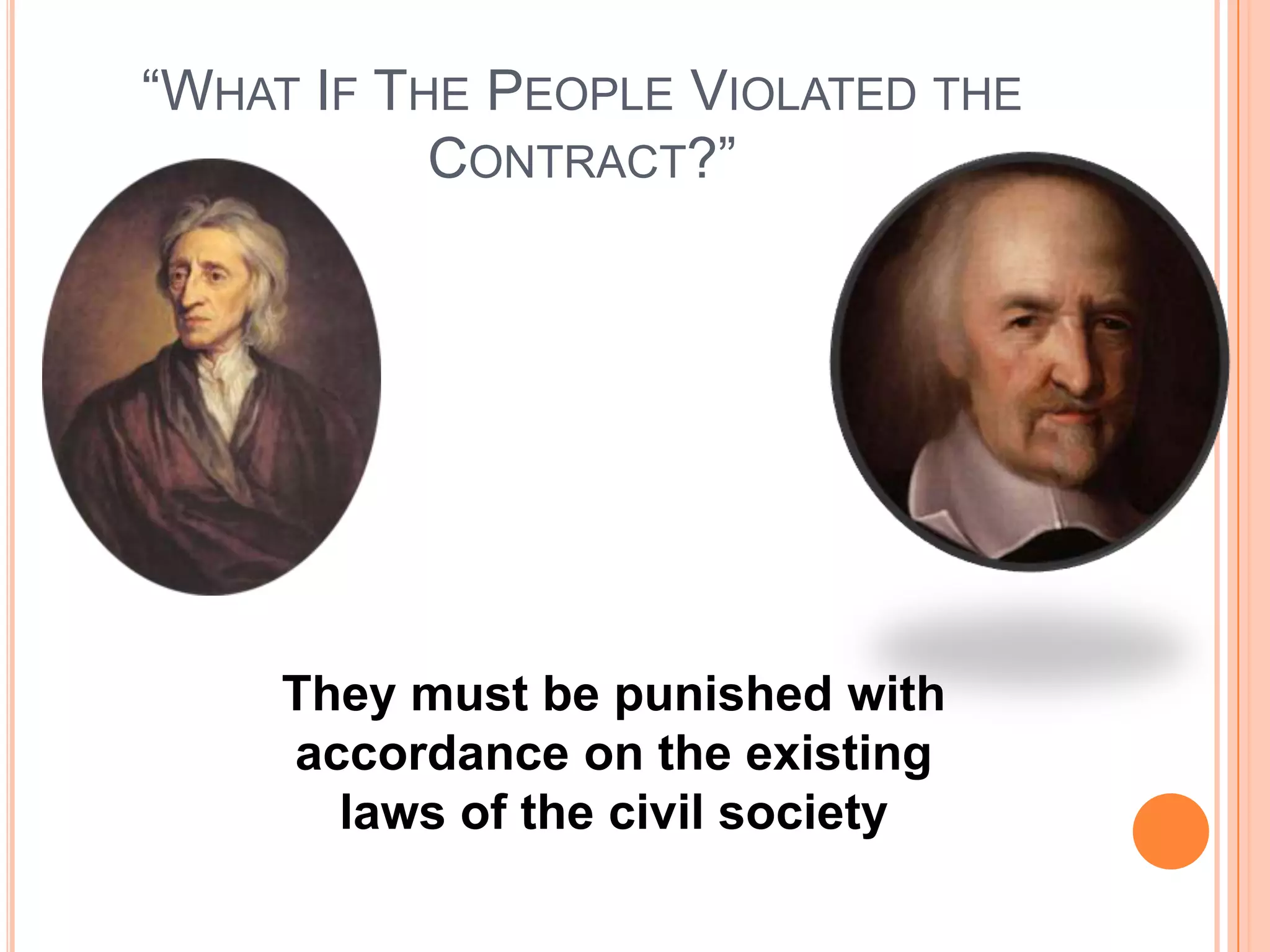 Nature of man, state of nature and social contract -- john locke vs ...