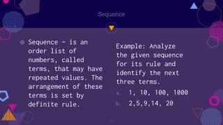 Pattern & Sequence | PPTX