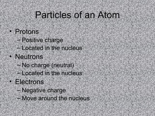 Nature of matter chemistry of life - chapter 2 | PPT