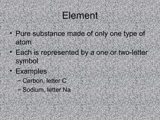 Nature of matter chemistry of life - chapter 2 | PPT