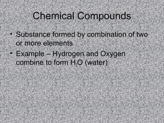 Nature of matter chemistry of life - chapter 2 | PPT