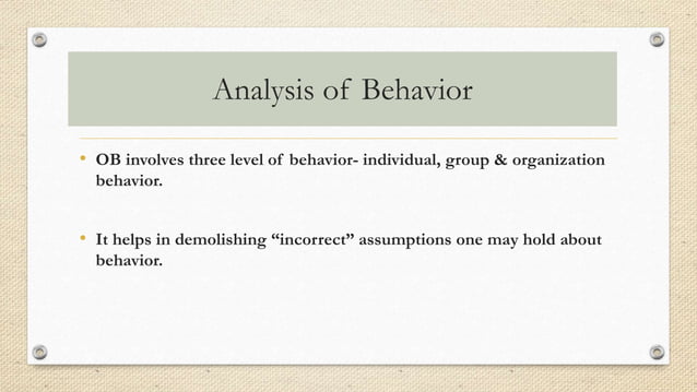 Nature of Organisational behaviour | PPT Nature of Organisational behaviour | PPT
